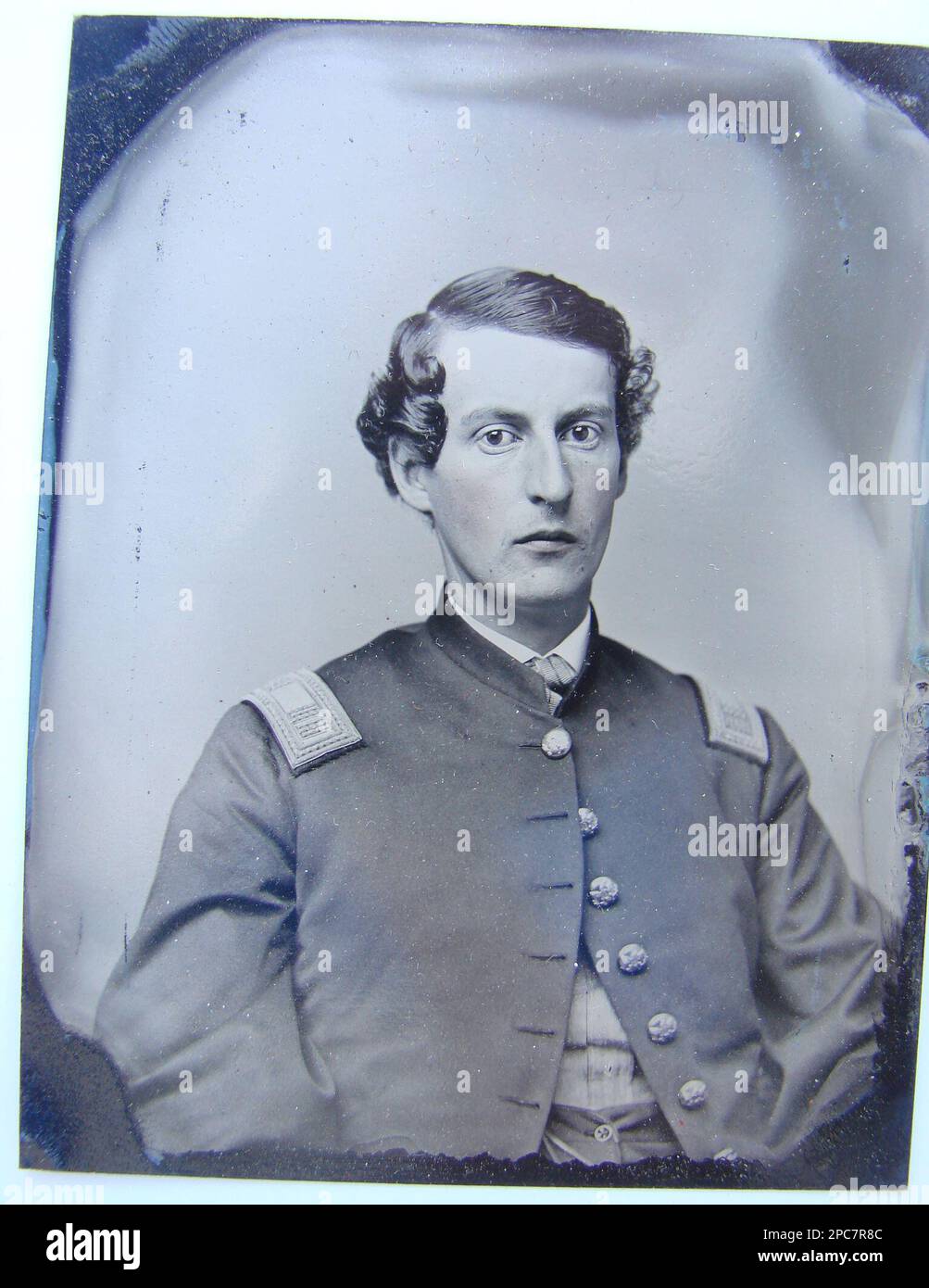 Unidentified soldier in Union captain's shell jacket. Liljenquist ...