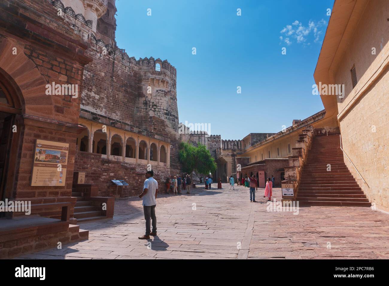 Jodhpur, Rajasthan, India - 19th October 2019 : Tourists visiting ...