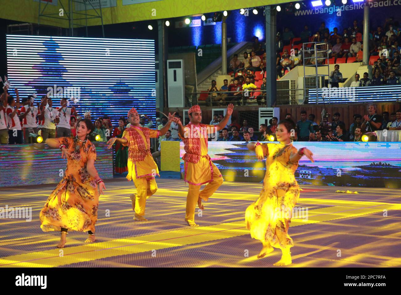 Cultural presentation reflecting all the 12 participant countries ...
