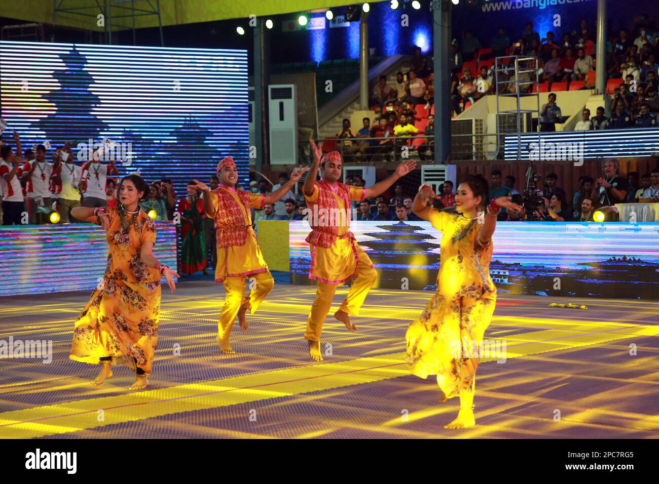 Cultural presentation reflecting all the 12 participant countries ...