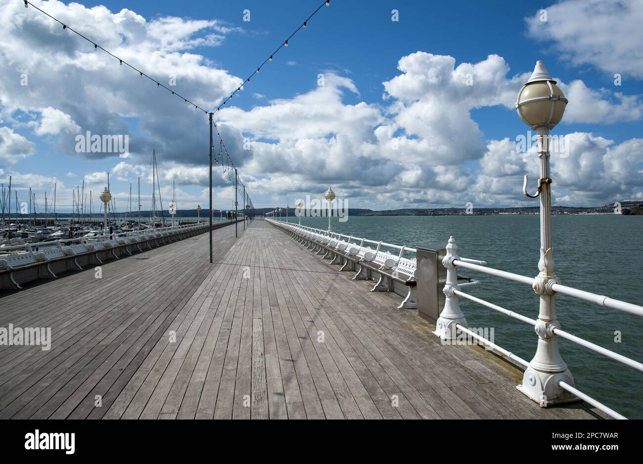 Promenade and harbour, Torquay, Devon, England, United Kingdom Stock ...