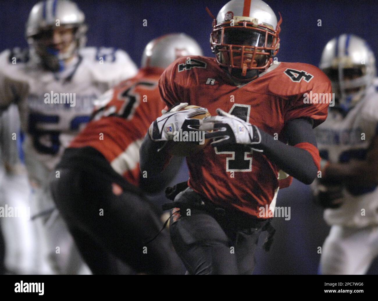 Suitland's James Proctor runs the ball for a touchdown against Sherwood ...