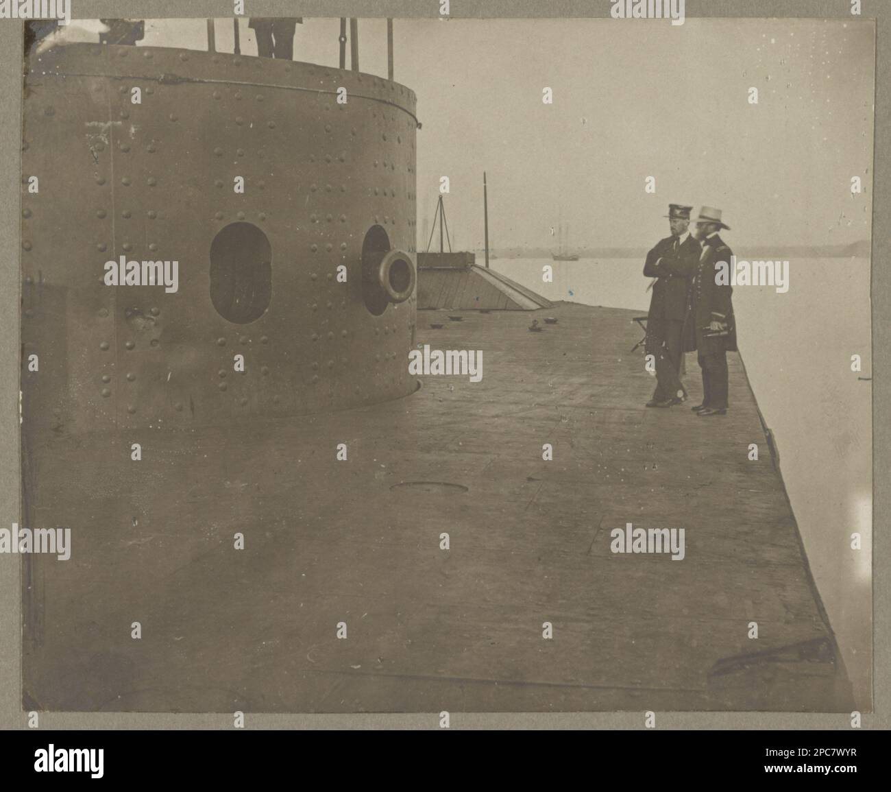 James River, Virginia Deck and turret of U.S.S. Monitor , "The Monitor ...