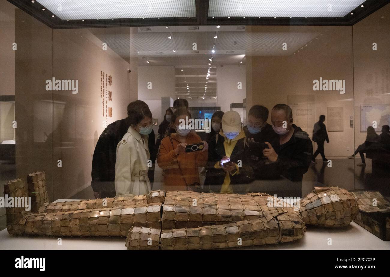 Jade Shroud Fastened with Gold Threads, West Han dynasty (c 202 BC ...