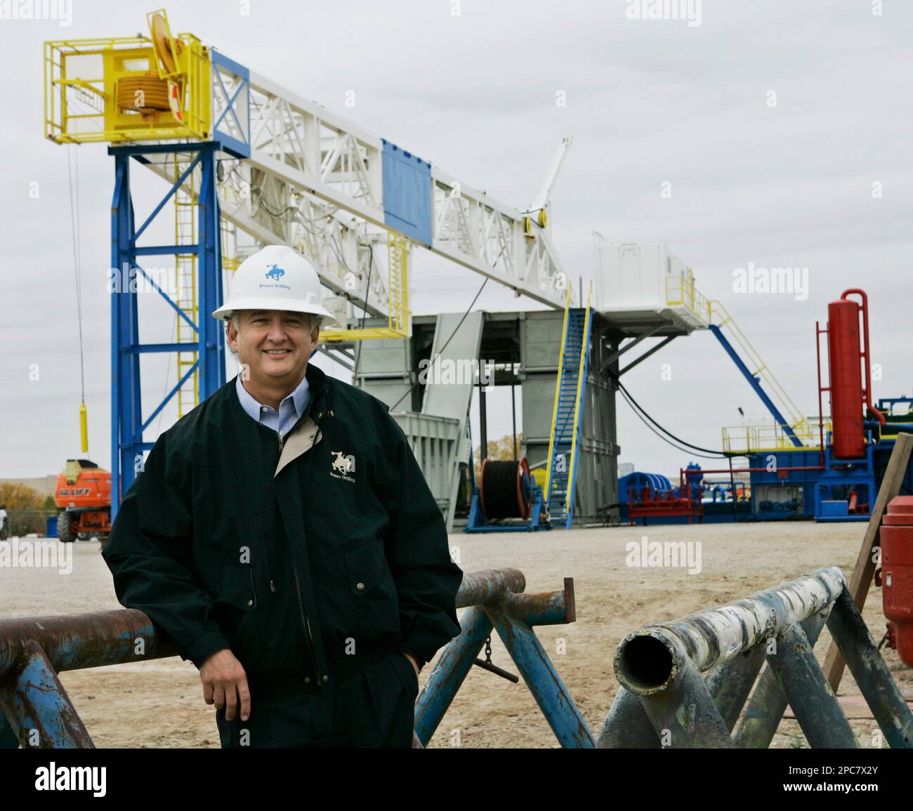 ** ADVANCE FOR SUNDAY, DEC. 10 **Frank Harrison, CEO of Bronco Drilling ...