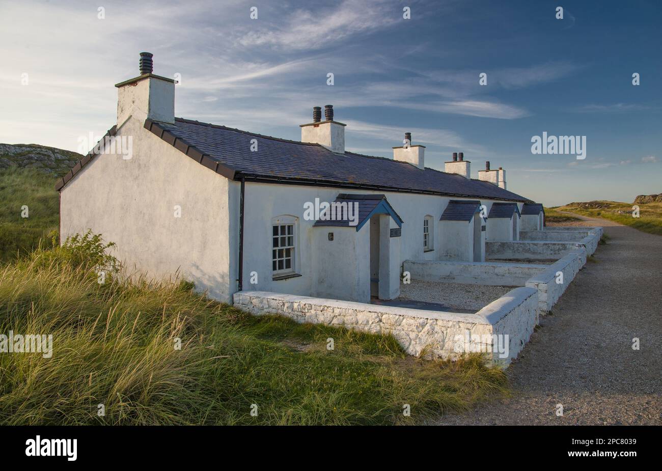 Pilot cottages used to service pilot boats and lifeboats on tidal ...