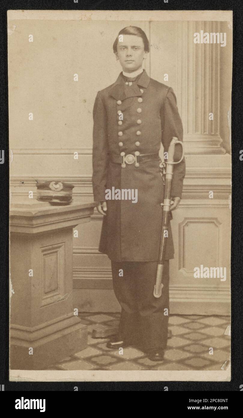 Unidentified sailor in Union uniform with sword. Liljenquist Family ...