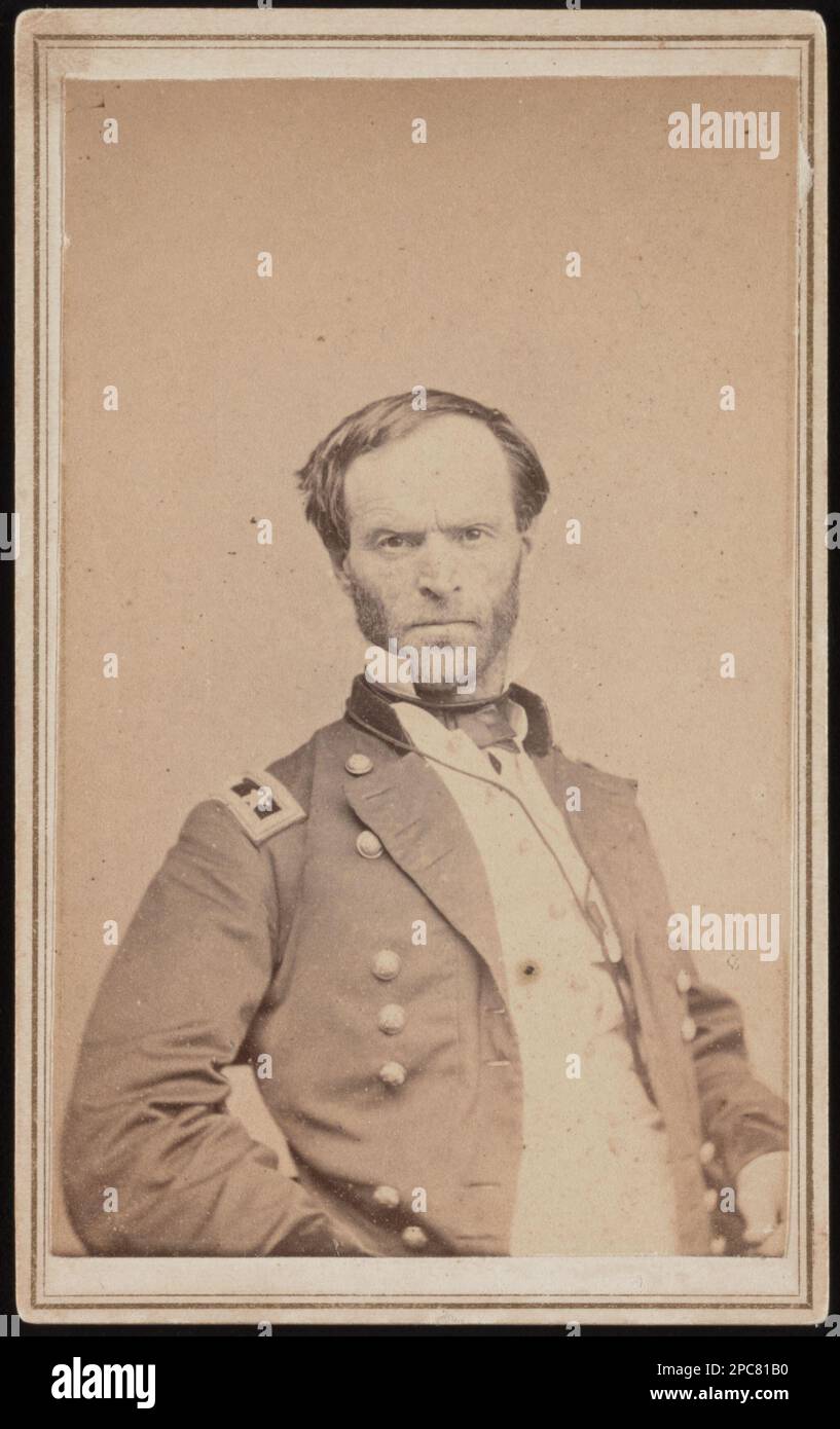 General William Tecumseh Sherman of 13th Regular Army Infantry Regiment ...