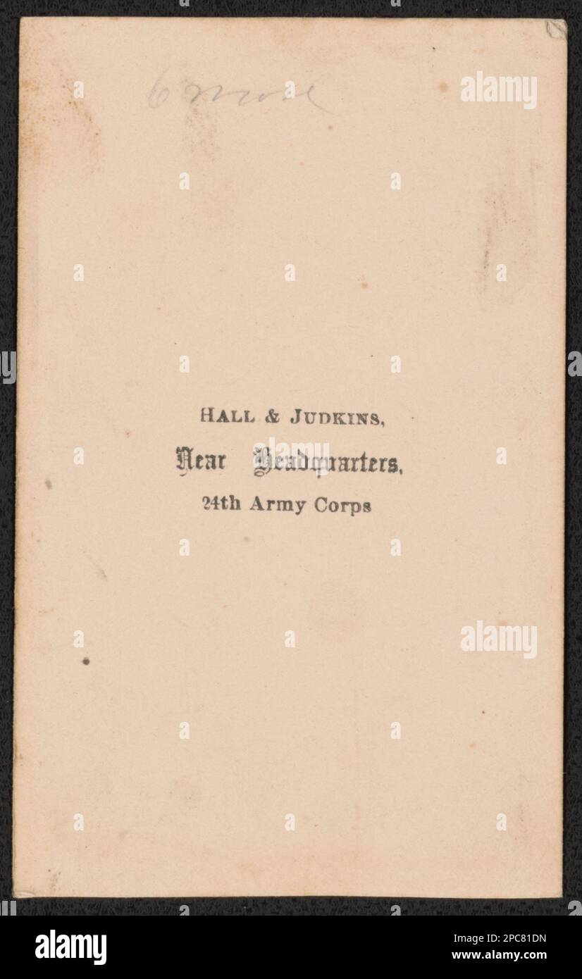 Unidentified soldier in Union uniform / Hall & Judkins, near ...