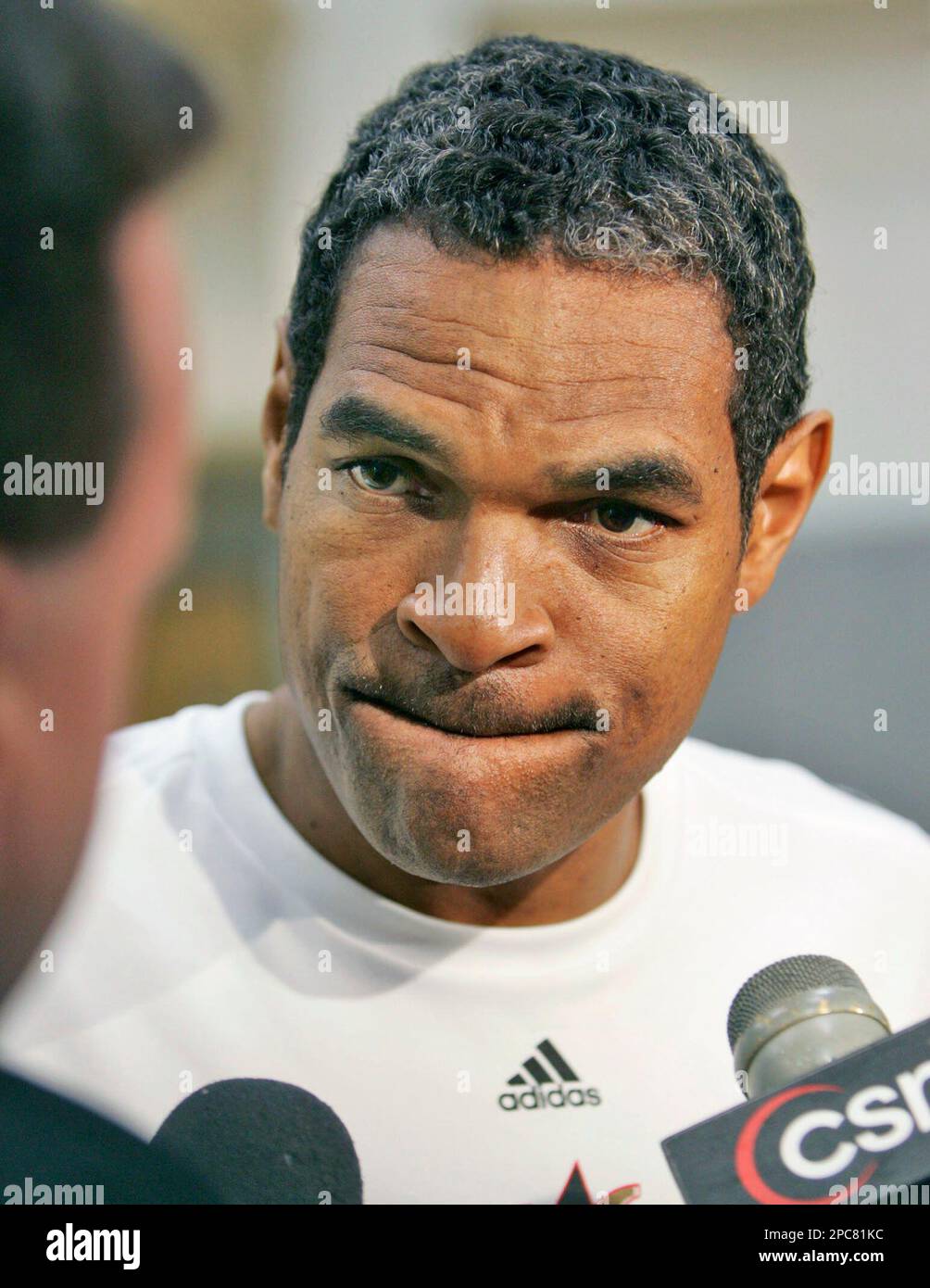 Philadelphia 76ers coach Maurice Cheeks talks with reporters following ...