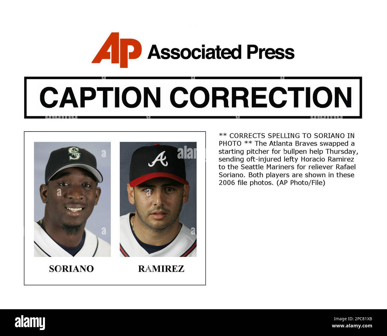 The Atlanta Braves swapped a starting pitcher for bullpen help Thursday ...