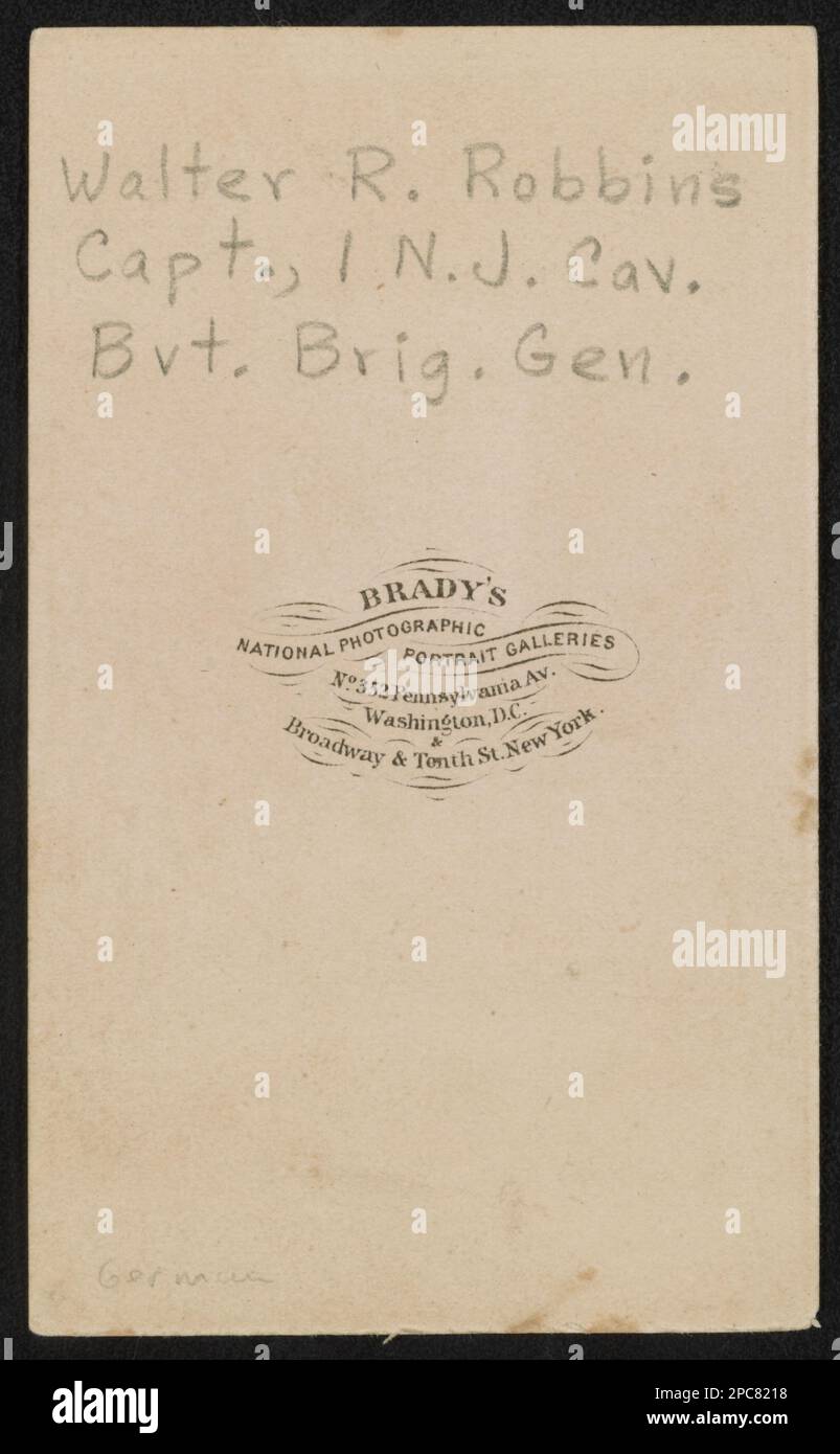 Colonel Walter Raleigh Robbins of Co. A, 14th New York Infantry ...