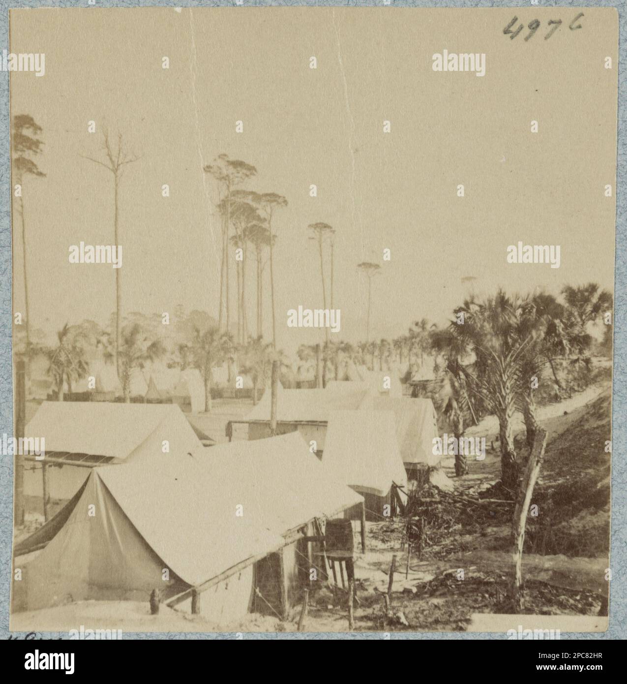 Headquarters of General Gillmore, Folly Island, South Carolina. No ...