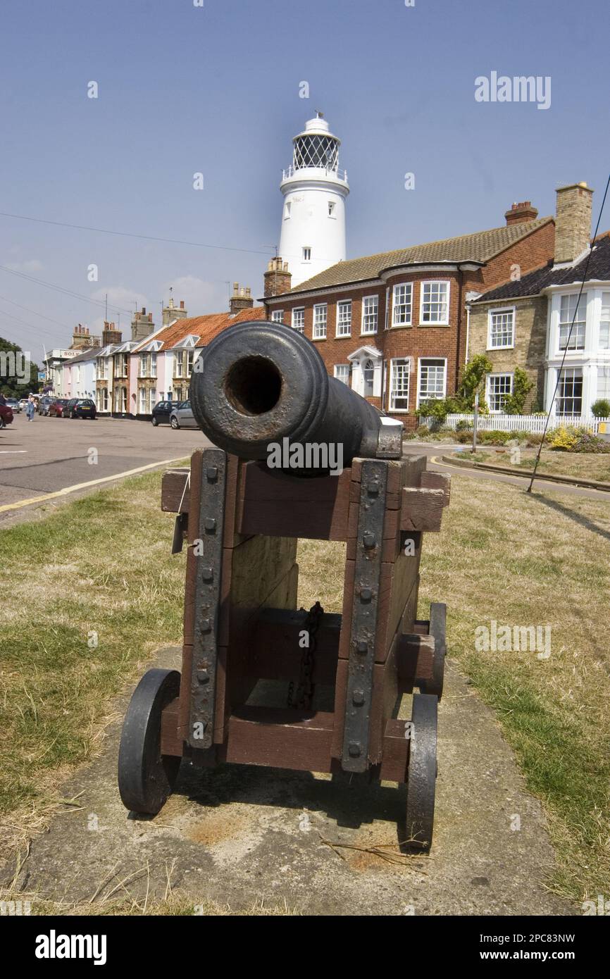 Southwold Lighthouse is a coastal marker for passing shipping and ...