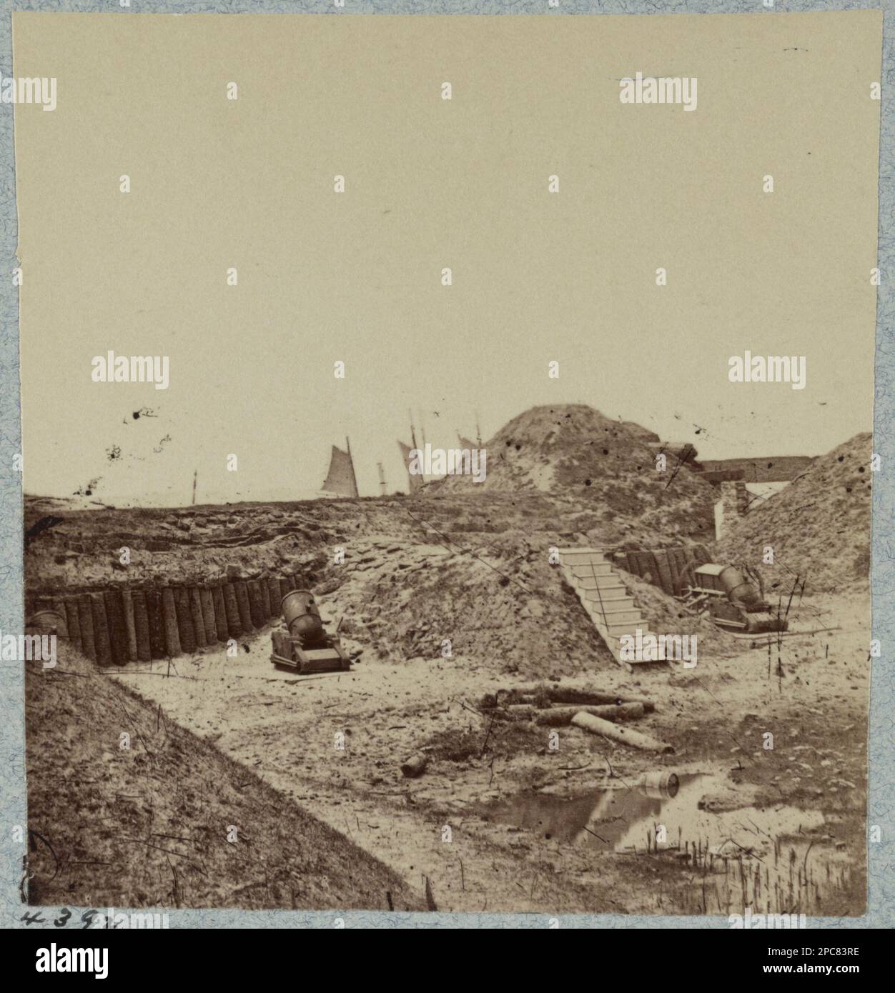 Interior views of Fort Moultrie, Charleston, South Carolina, April ...