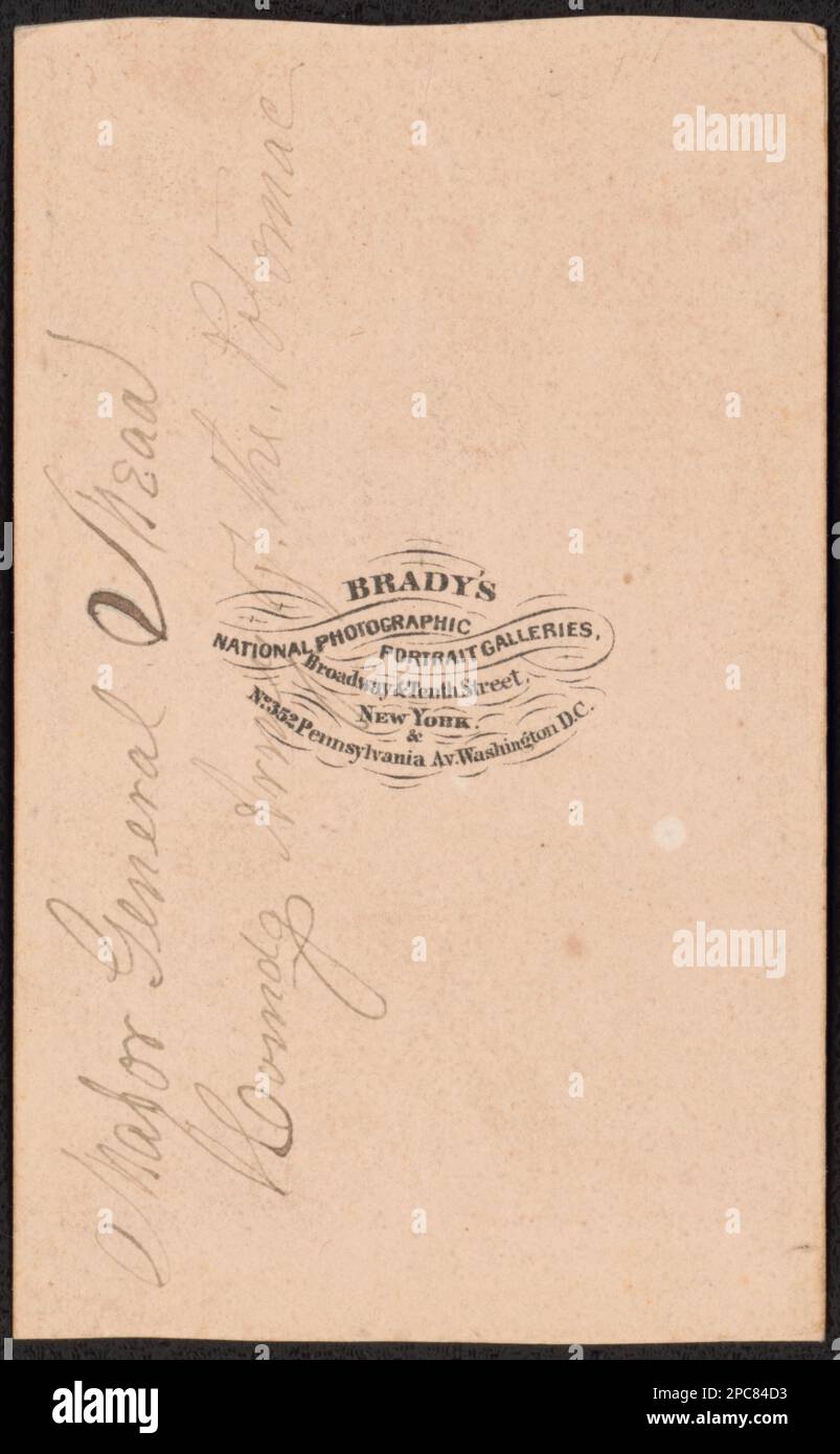 Major General George Meade of General Staff Regular Army Infantry ...