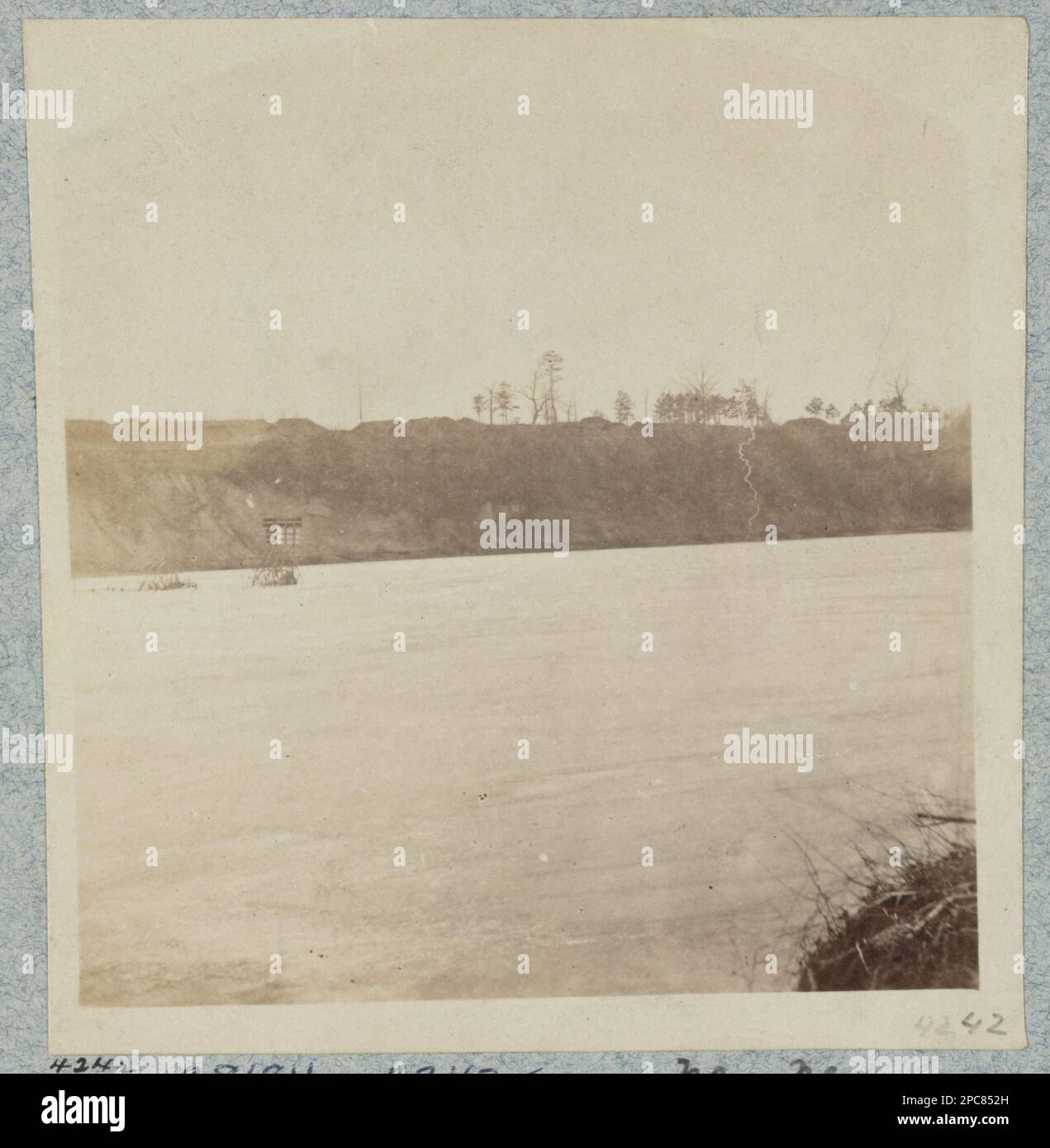 Views at Fort Darling, Drewry's Bluff, James River, Virginia. No. 4242 ...