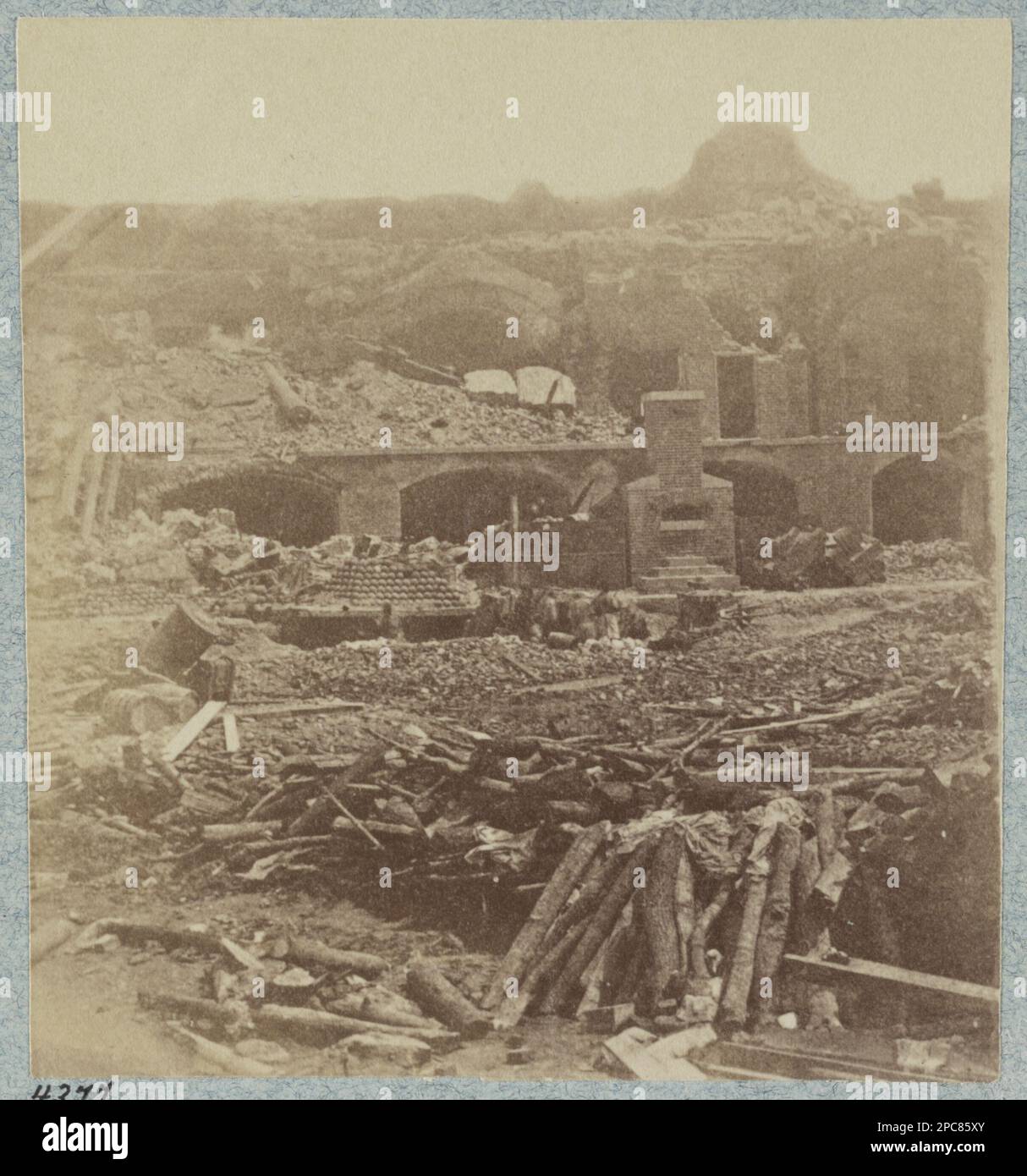 Interior Views of Fort Sumter, Charleston, South Carolina taken by a ...