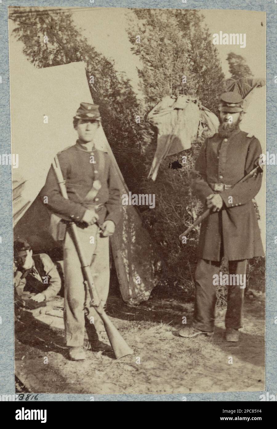 23d New York Infantry. No. B816, Title from item, Mounted with five ...