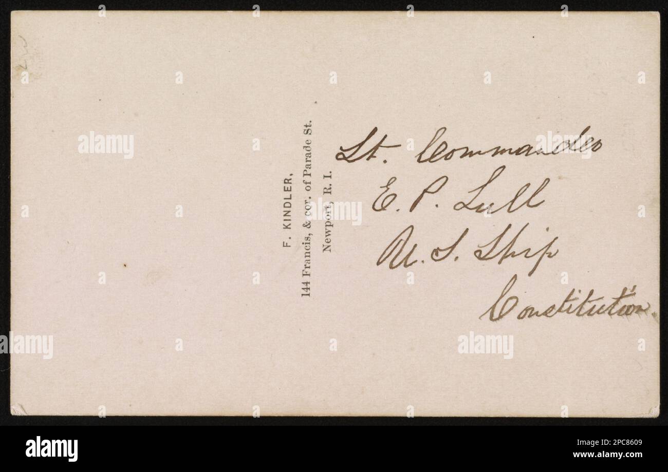 Lieutenant Commander Edward P. Lull of U.S. Navy in uniform / F ...