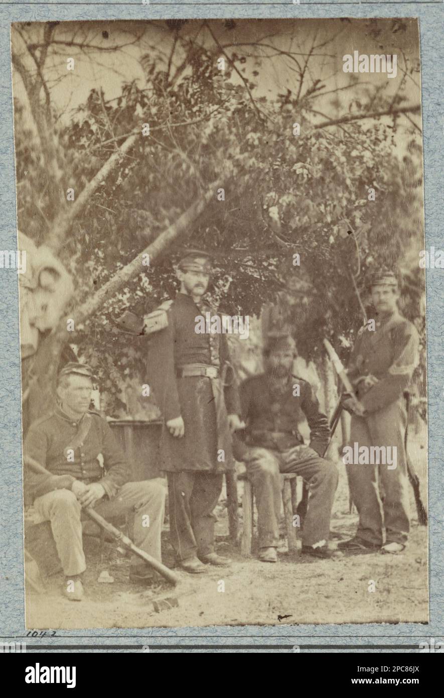 33d New York Infantry. No. 1042, Title from item, Mounted with five ...