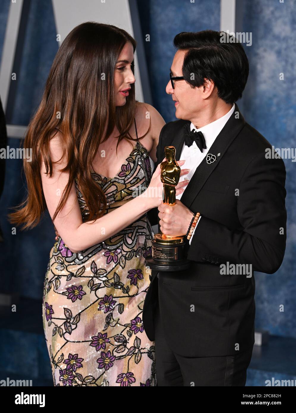Los Angeles, USA. 13th Mar, 2023. Ke Huy Quan and Ana de Armas arriving ...