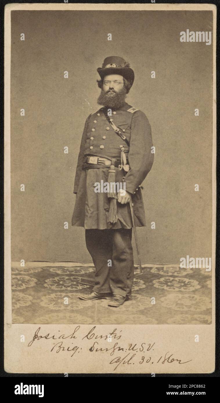 Surgeon Josiah Curtis of U.S. Volunteers Infantry Regiment medical ...