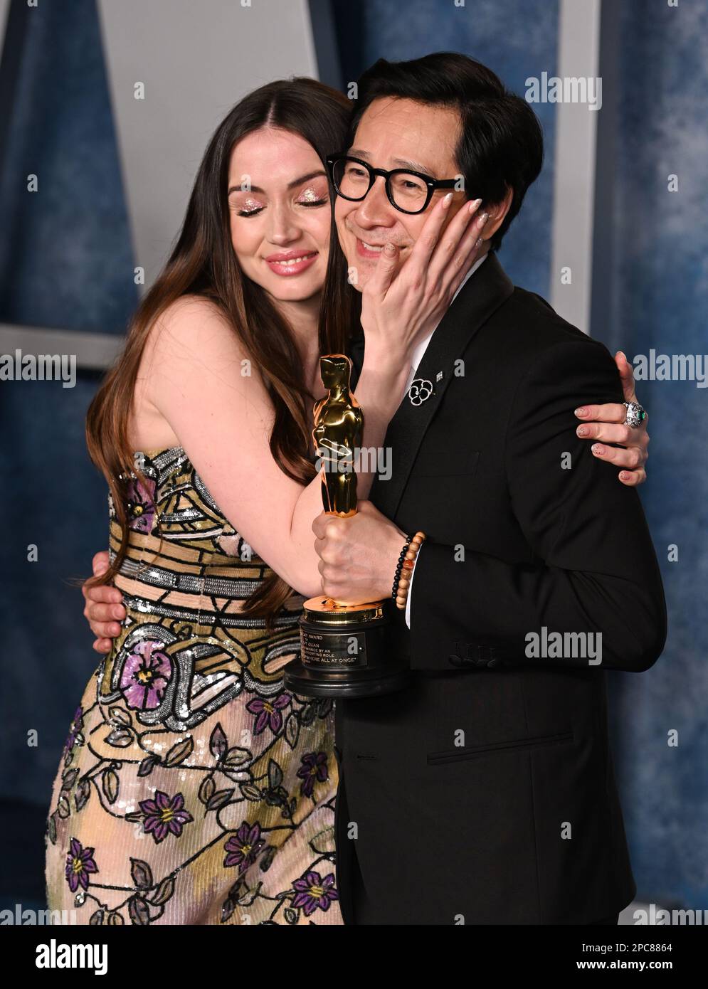 Los Angeles, USA. 13th Mar, 2023. Ke Huy Quan and Ana de Armas arriving ...