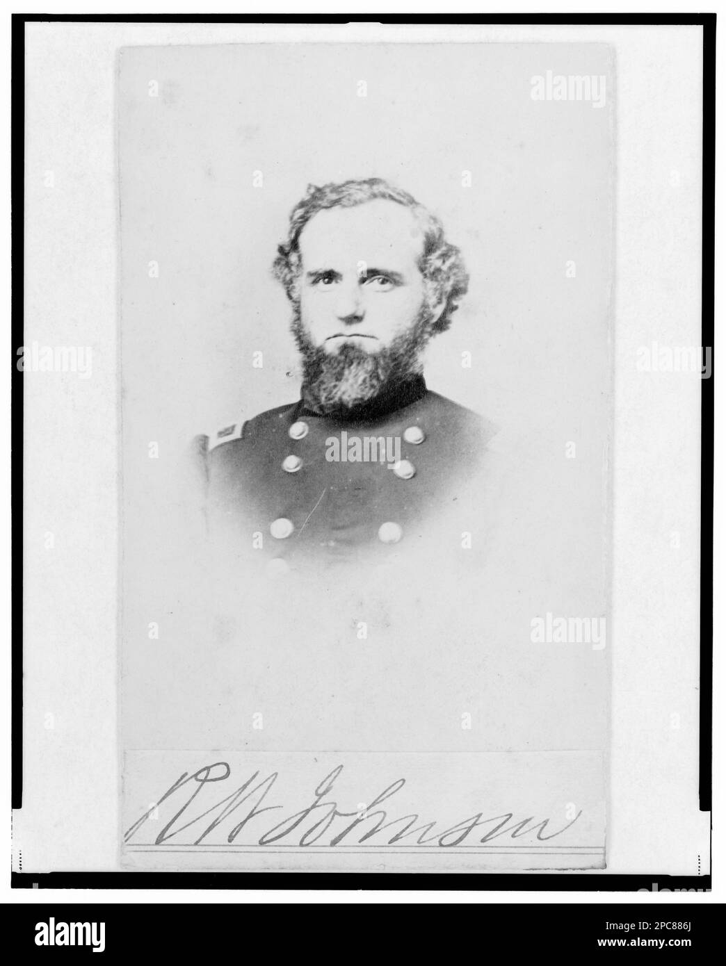 Richard W. Johnson, Union general, bust portrait, facing front. Title ...