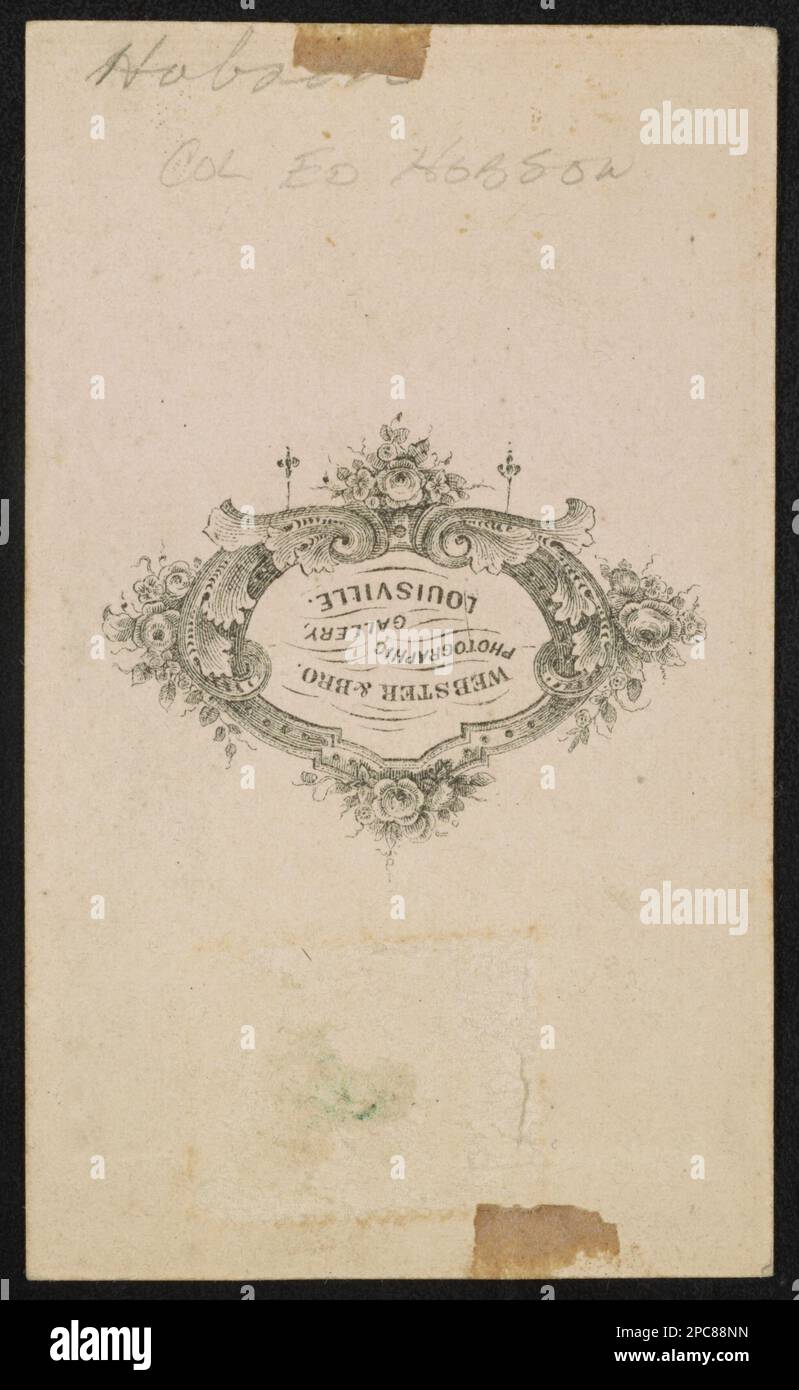 Brigadier General Edward Henry Hobson of 13th Kentucky Infantry ...