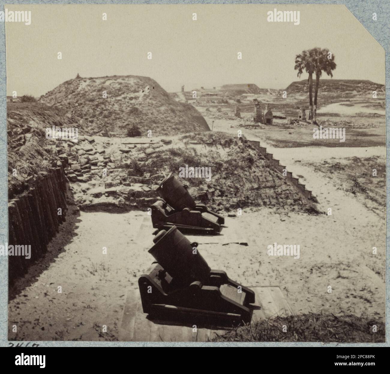 Interior views of Fort Moultrie, Charleston, South Carolina, April ...