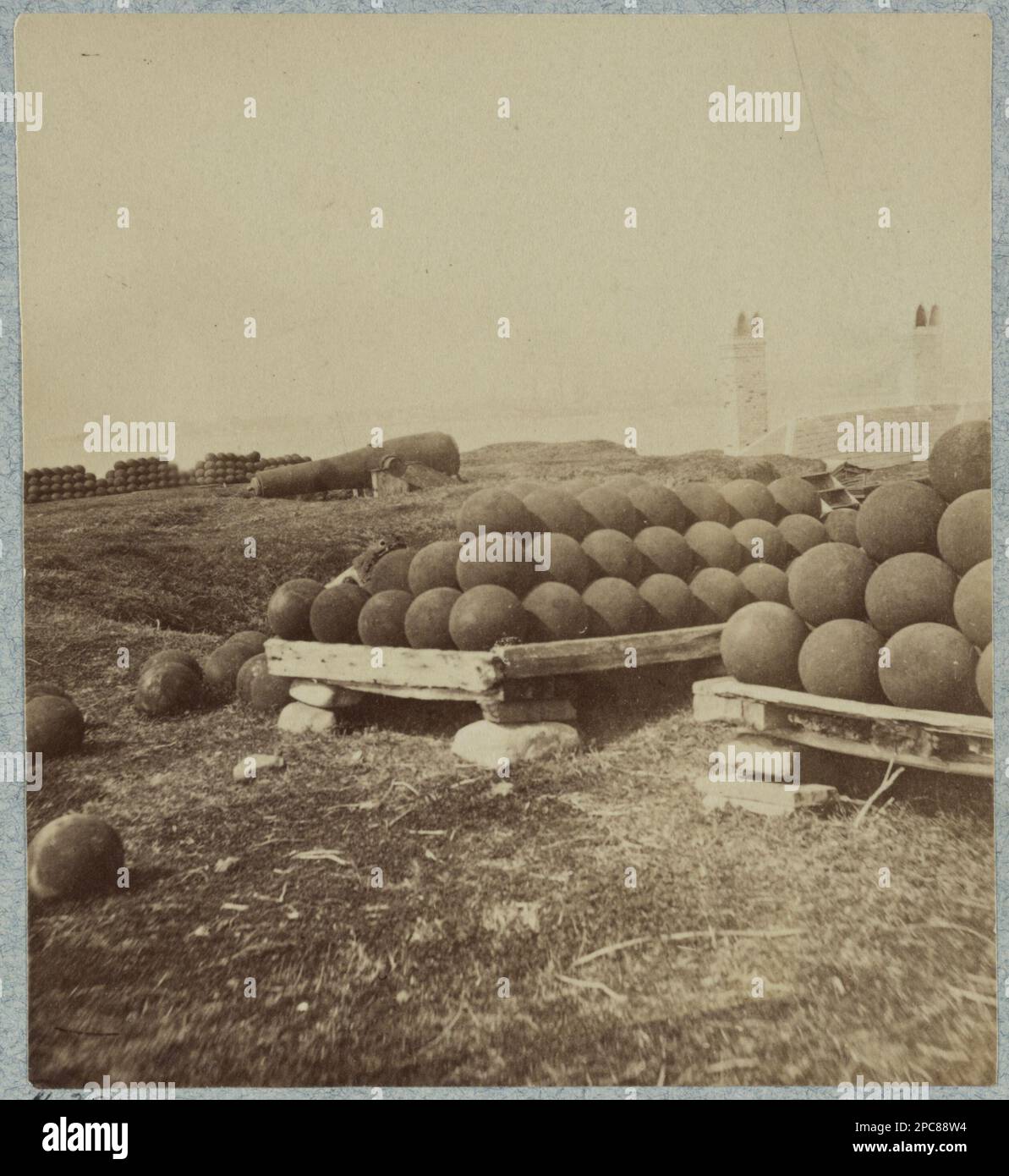 Castle Pinckney. No. 4395, Title from item, Hand written on verso ...