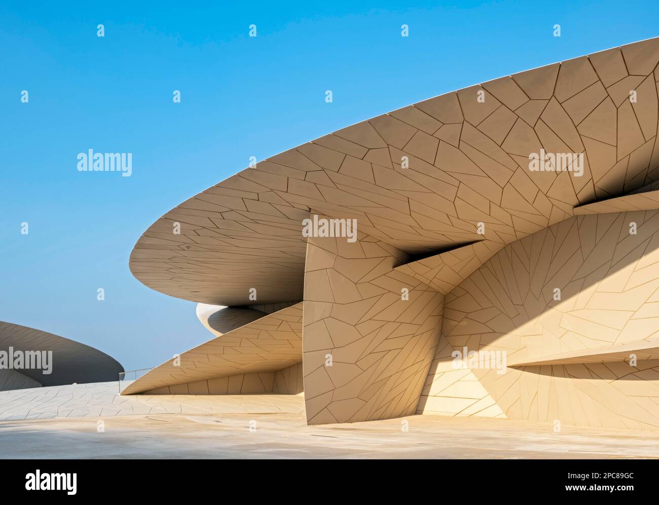 National Museum of Qatar building, Doha Stock Photo - Alamy