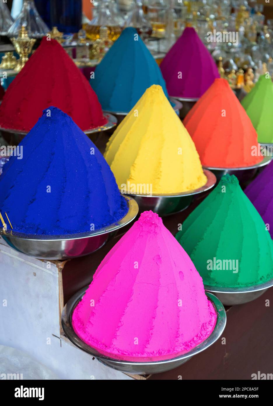 Colourful dyes, Fort Kochi, Cochin, Kerala, India Stock Photo - Alamy