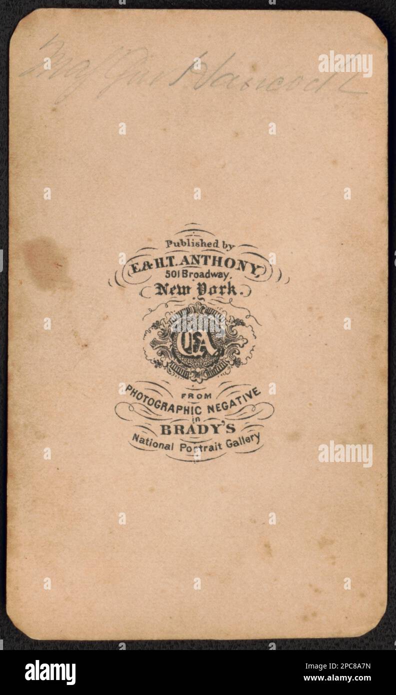 Major General Winfield Scott Hancock of General Staff U.S. Volunteers ...