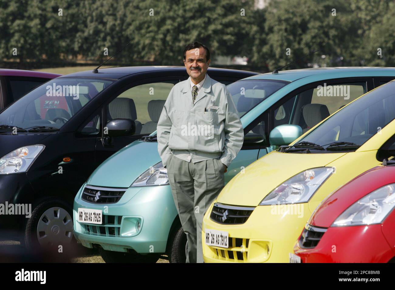 Maruti Udyog Ltd. Managing Director Jagdish Khattar poses with the ...