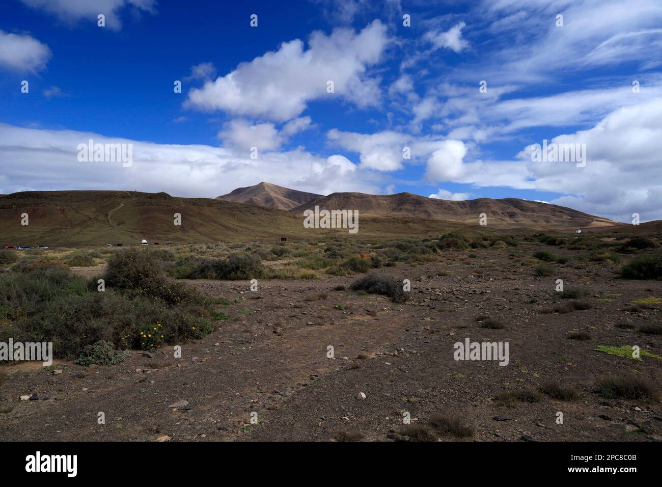 Hacha Grande Mountain and the Monumento Natural de Los Ajaches , Las ...