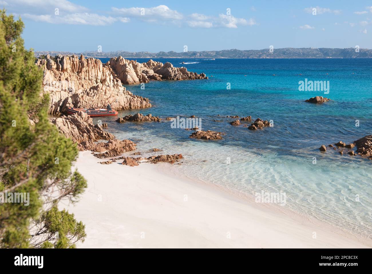 Pink Beach, Europe, Isola, Nature Reserve, Budelli Island, La Maddalena ...