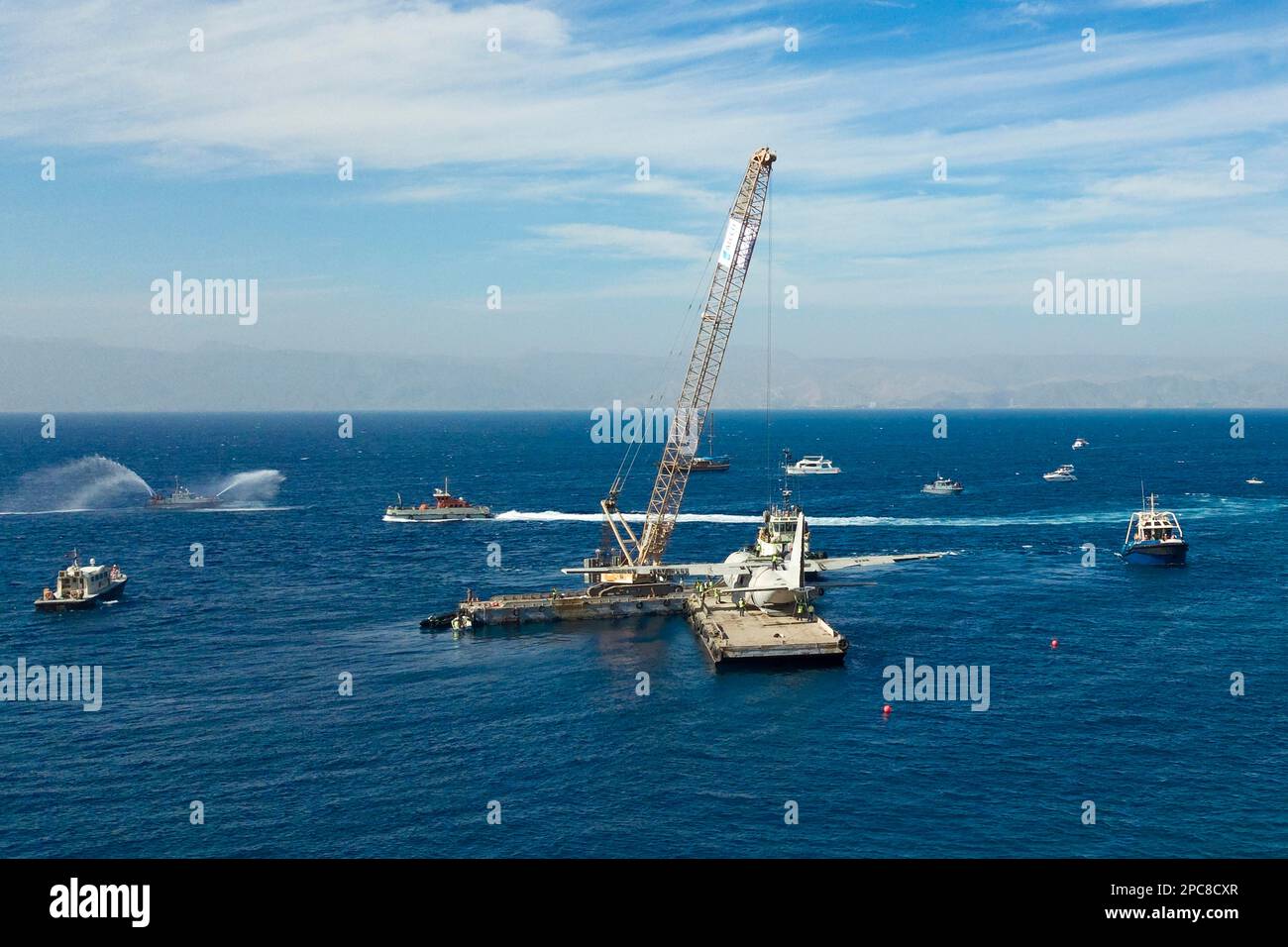 Aircraft sinking, C-130 Hercules, C130, transport aircraft, dive site ...