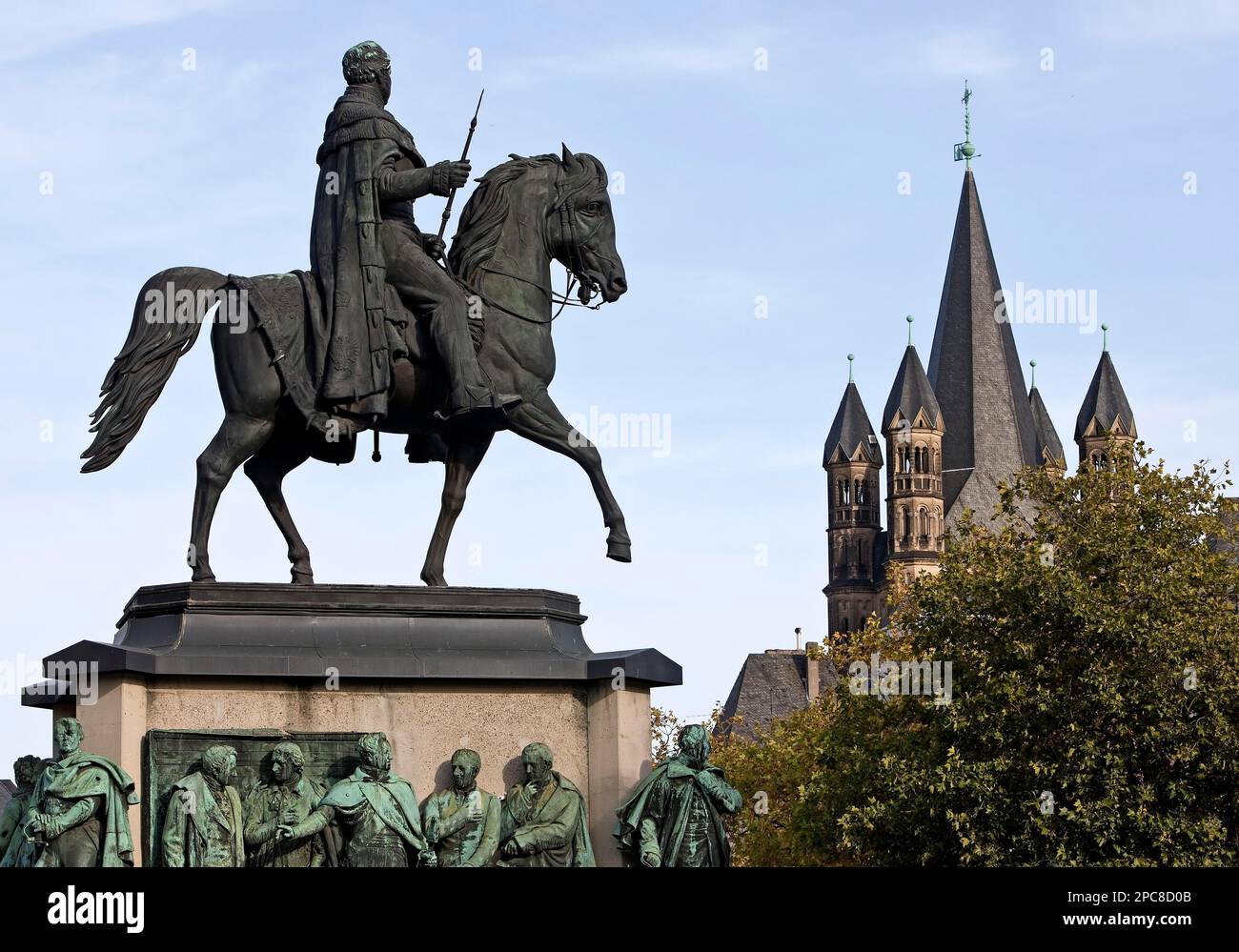 Equestrian statue for King Frederick William III of Prussia and Gross ...