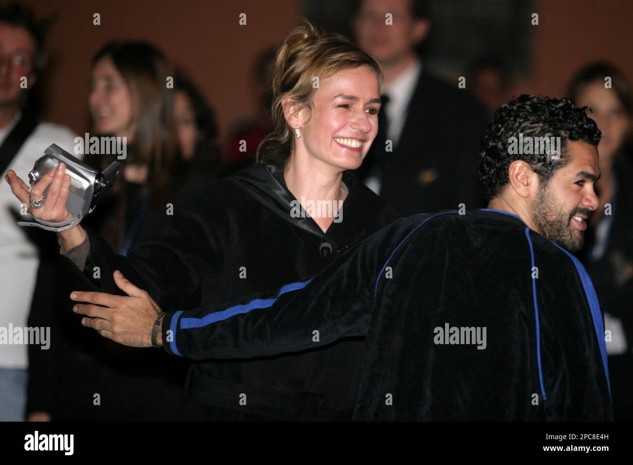 Moroccan-born filmmaker and french actor Jamel Debbouze right and ...