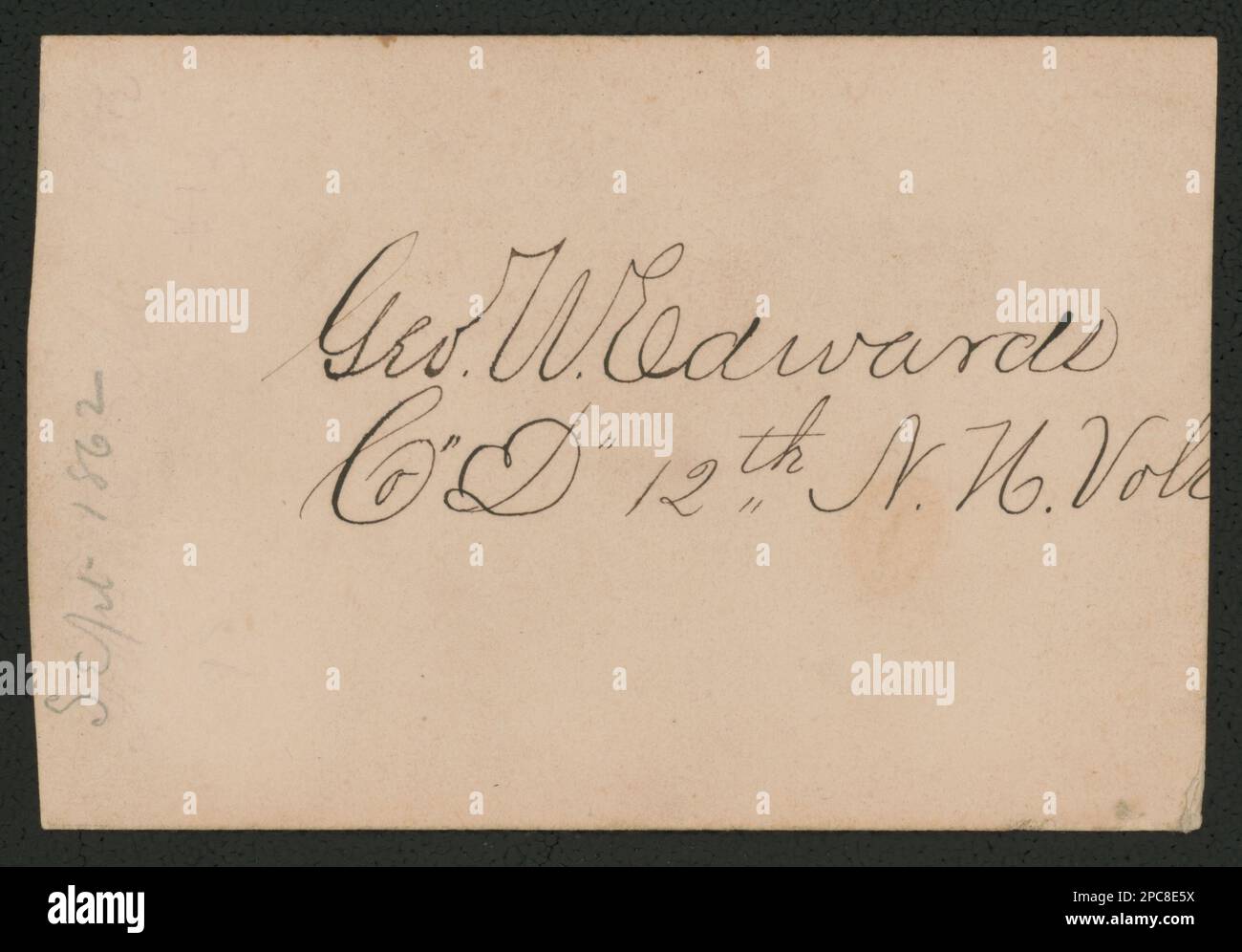 First Lieutenant George W. Edwards of Co. D, 12th New Hampshire ...