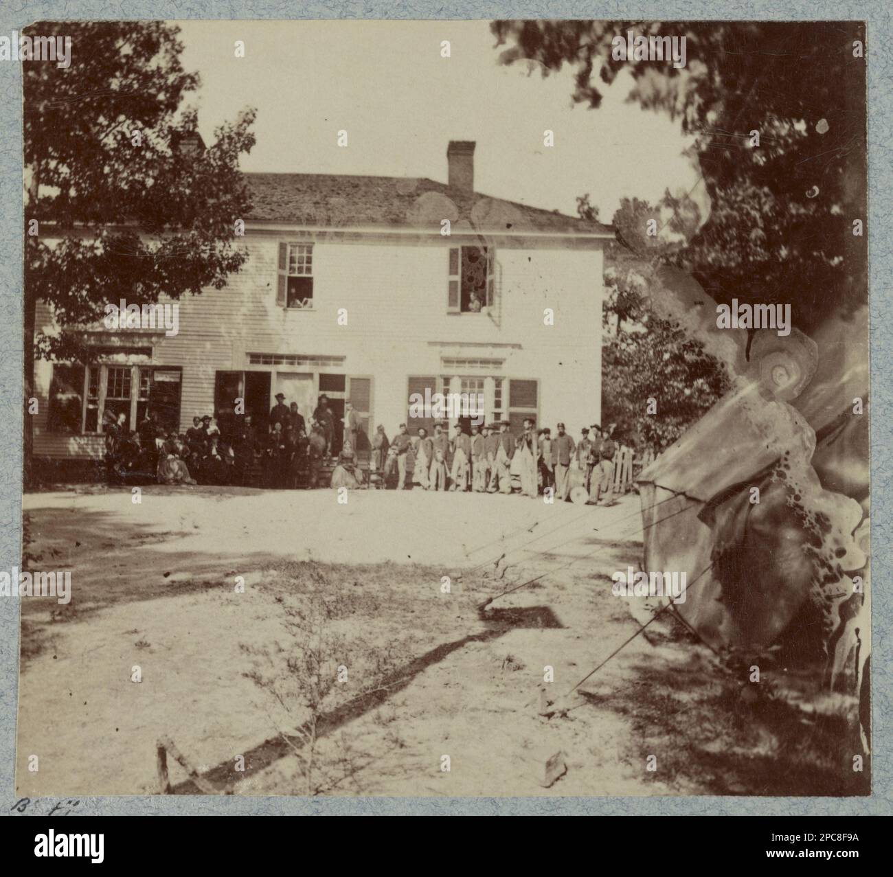 Seminary building. Title from item, Mounted with 5 other photographs ...