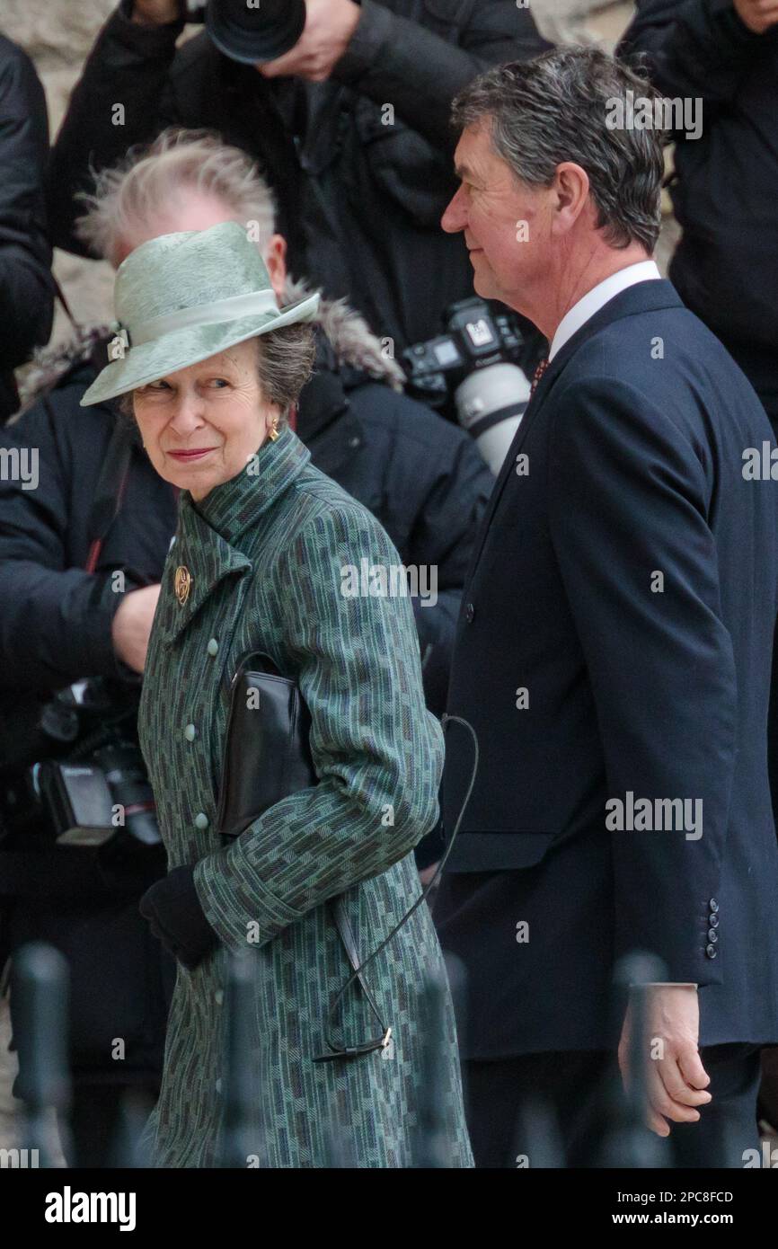 Westminster, London, UK. 13th March 2023. HRH, Princess Anne, The ...