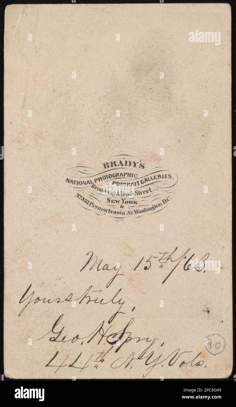 Tattered Union flag of the 44th New York Infantry Regiment / Brady, New ...