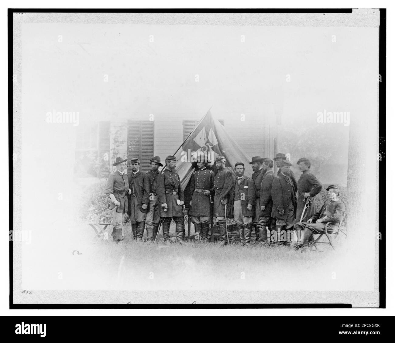 Major General G.K. Warren & staff at Petersburg. Title from item, No ...
