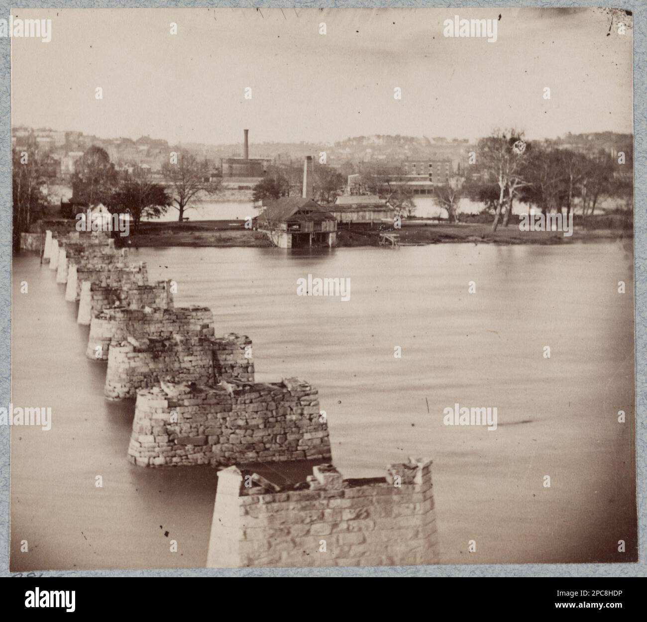 Ruins of Mayo's Bridge. No. B865, Title from item, Mounted with three ...