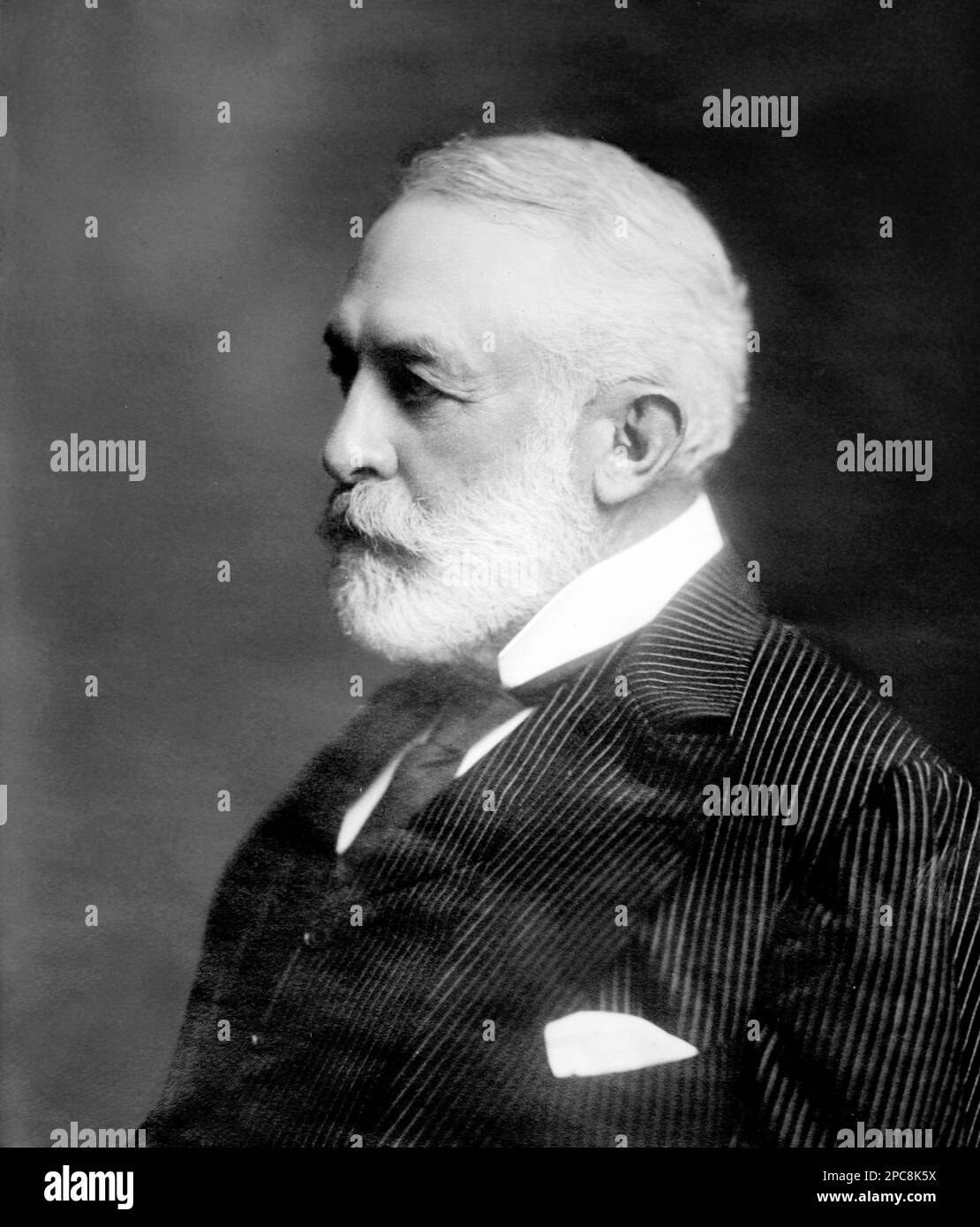 Portrait of the American industrialist and art patron, Henry Clay Frick ...