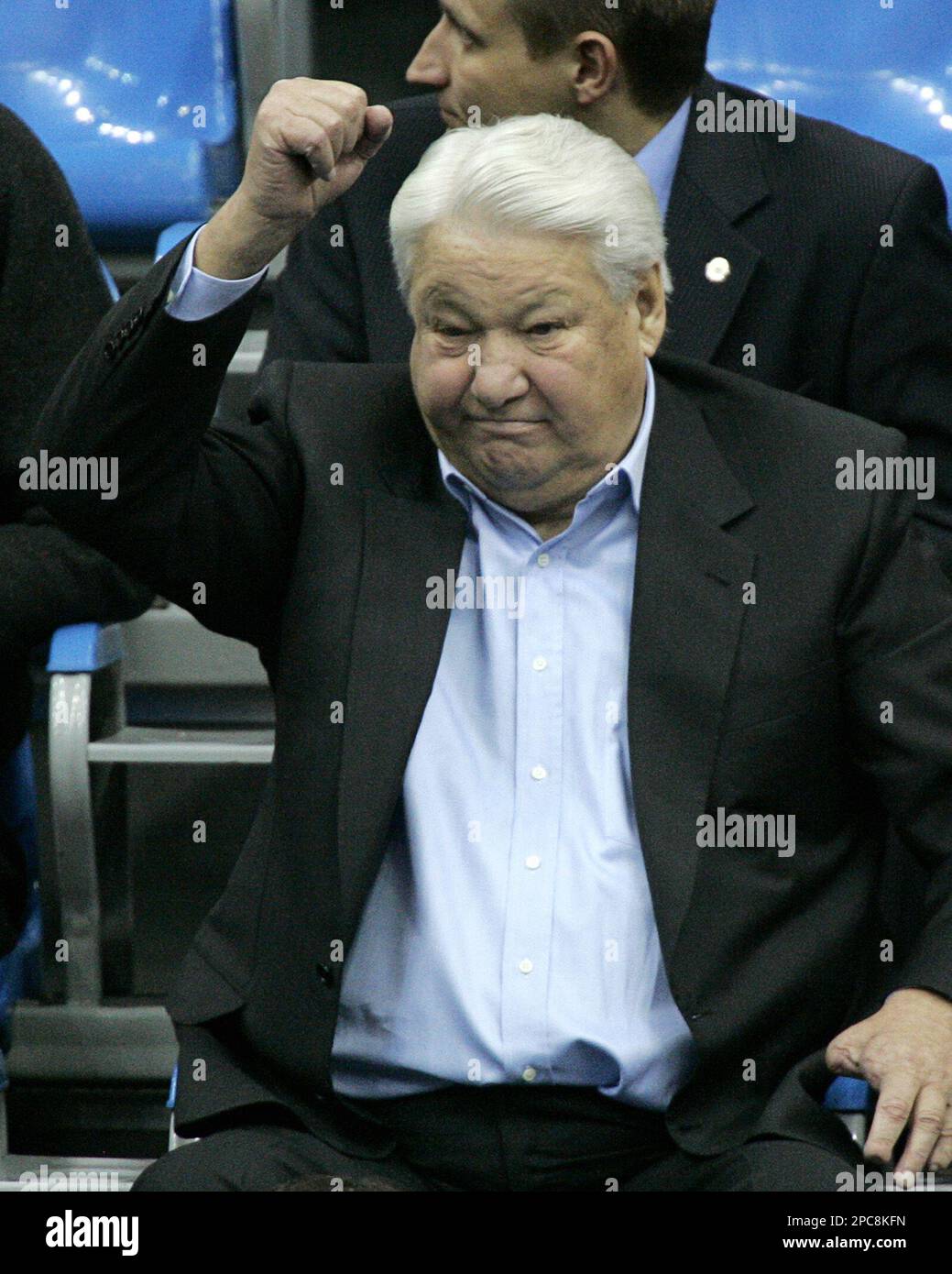Former Russian President Boris Yeltsin supports Russia's Nikolay ...