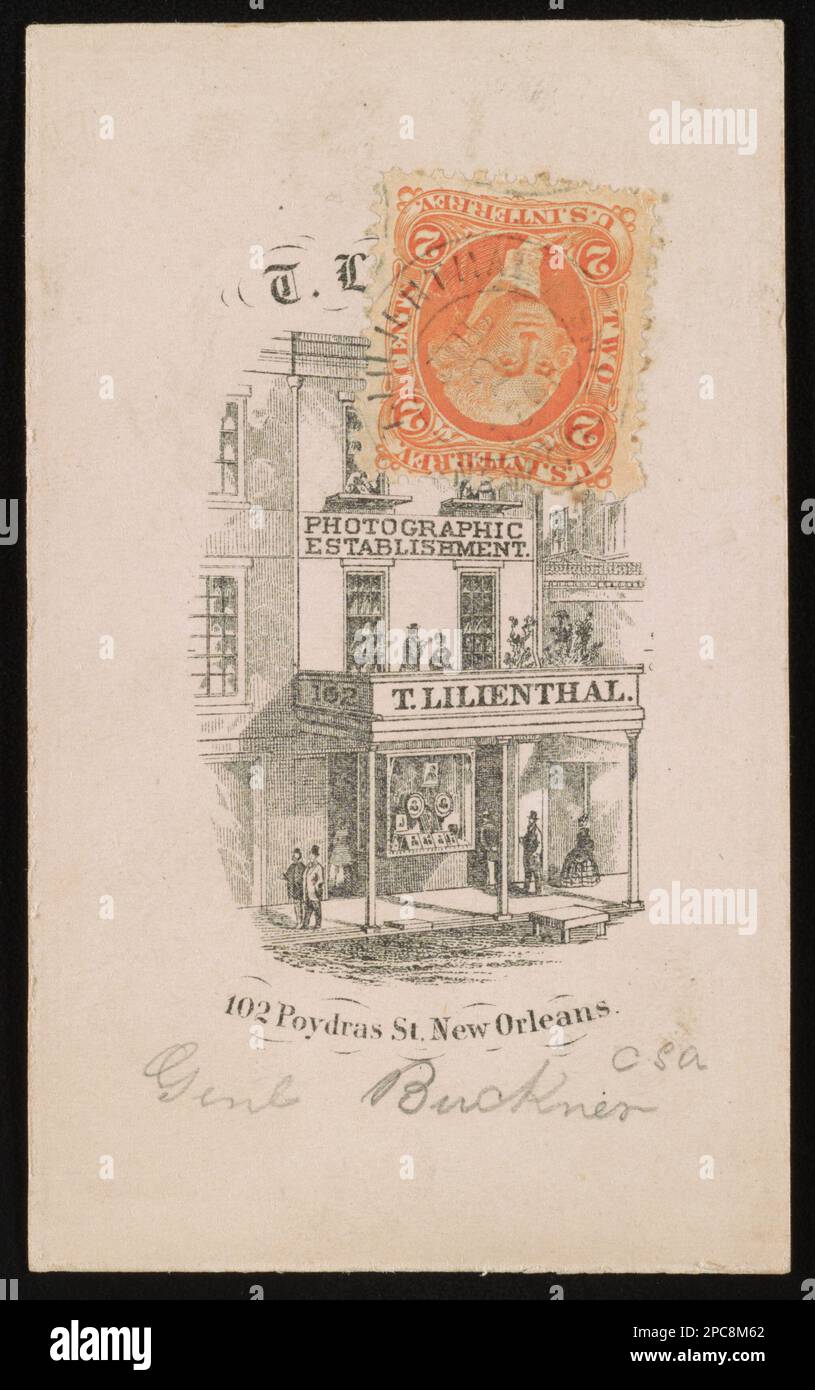 Lieutenant General Simon Bolivar Buckner of Confederate Army in uniform ...